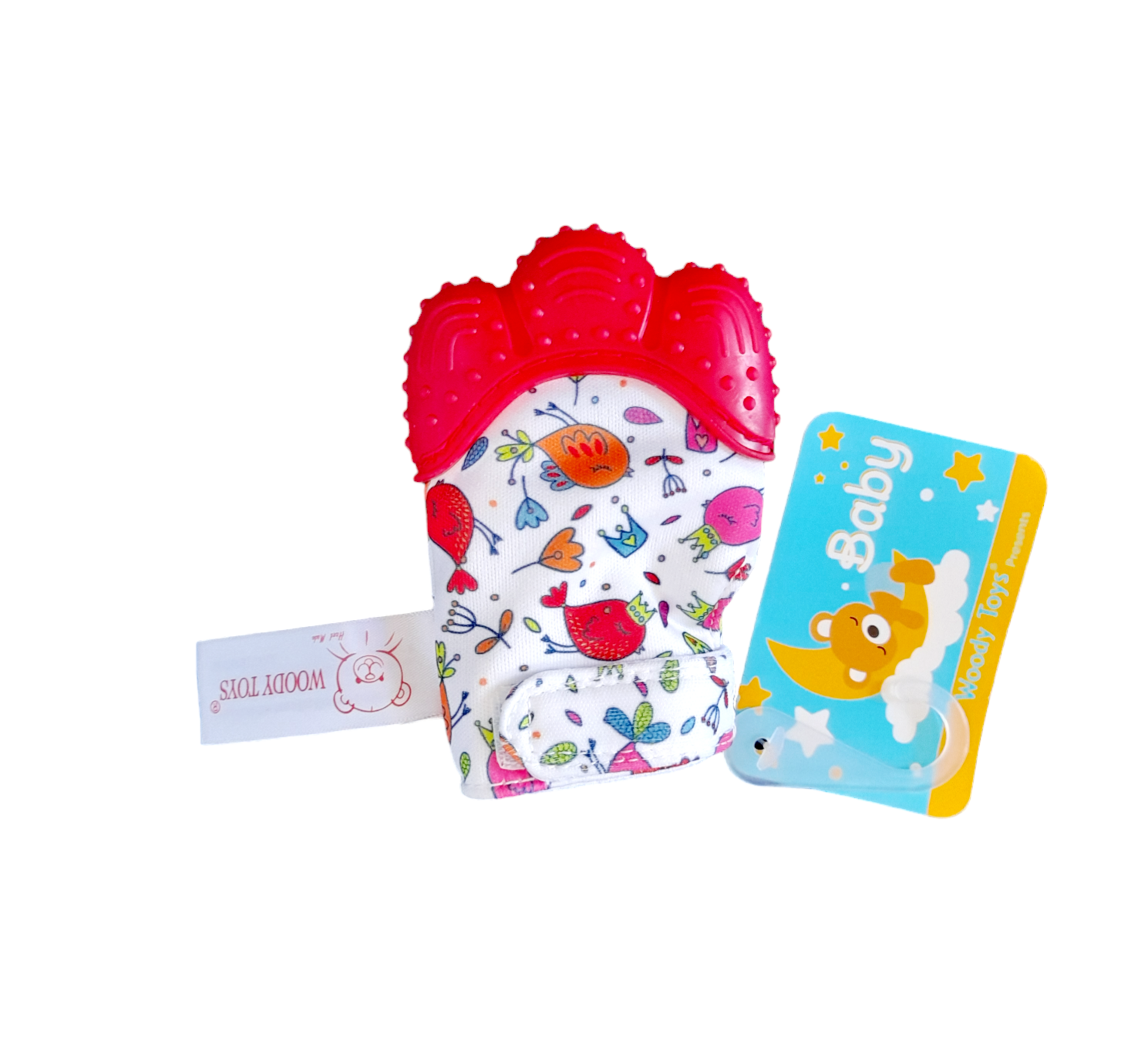 Guante mordedor diseño birds