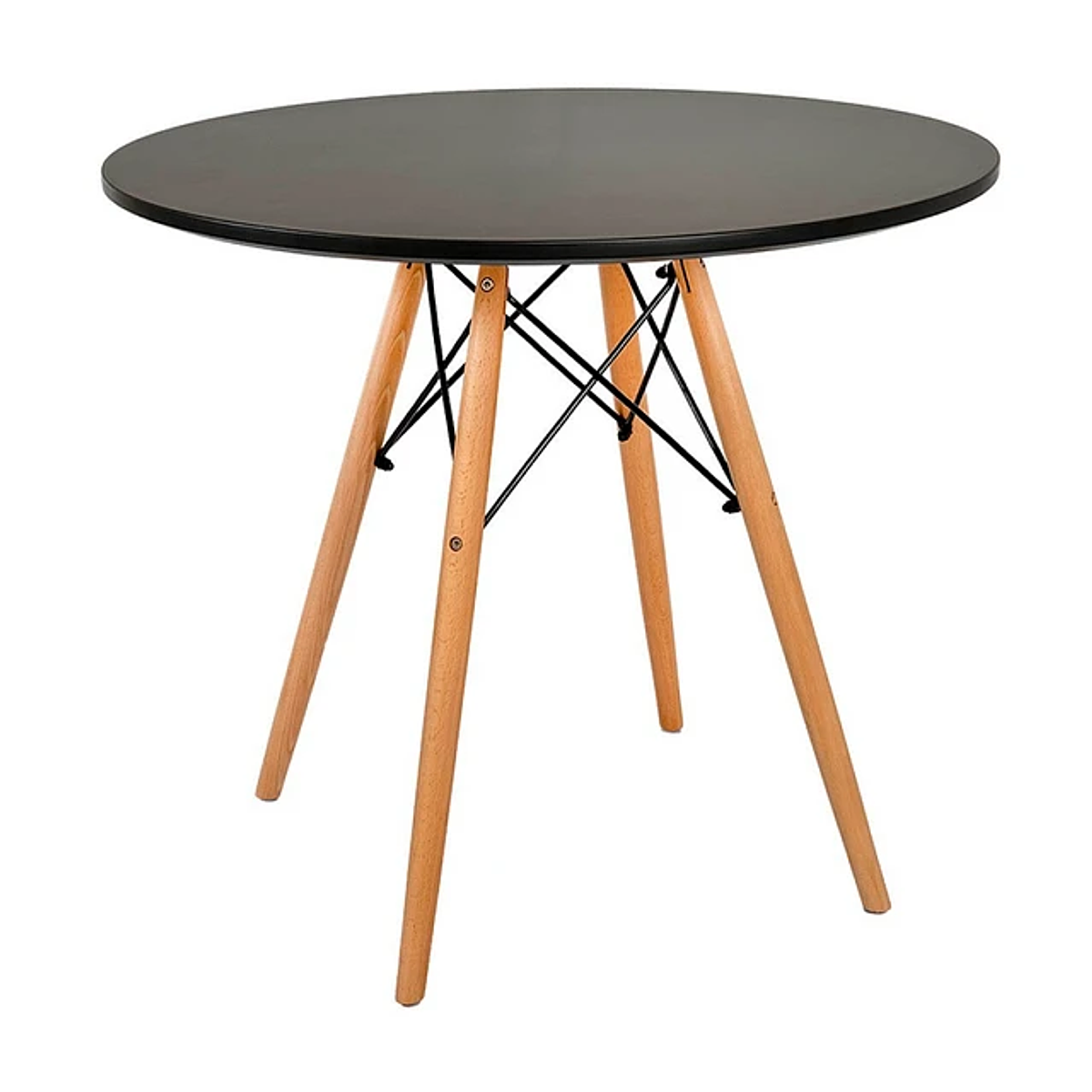 Mesa Redonda Color Madera 100cm