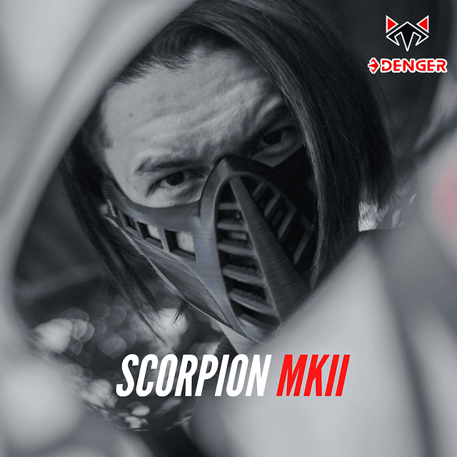 Máscara 3D Scorpion - MK II