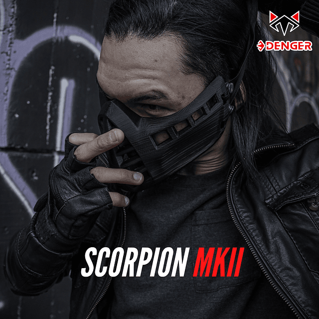 Máscara 3D Scorpion - MK II
