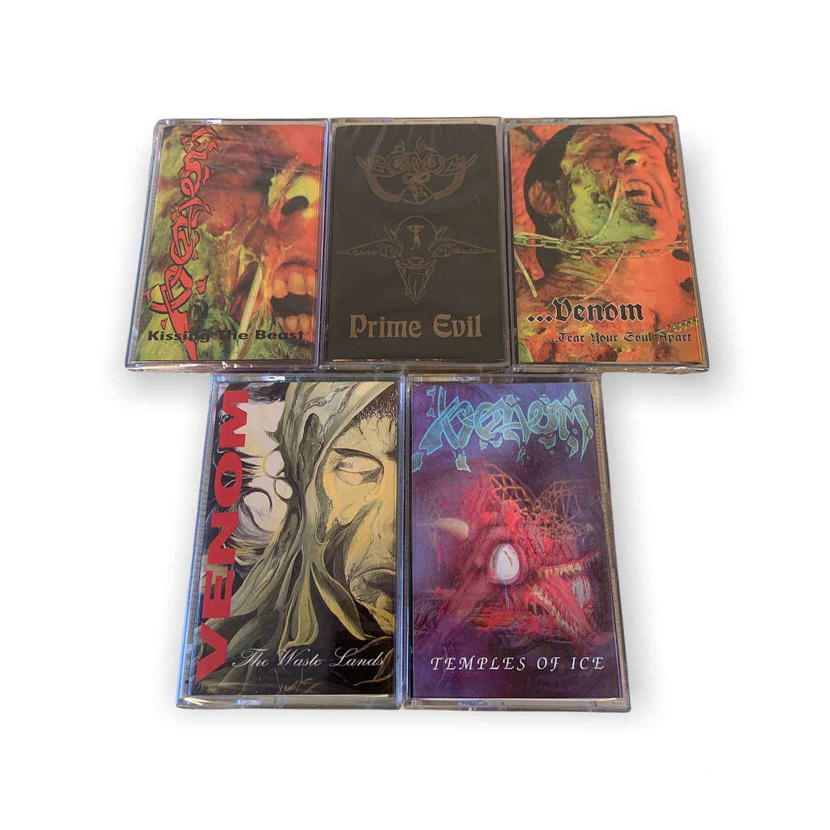 Venom The Demolition Years 5 Cassettes