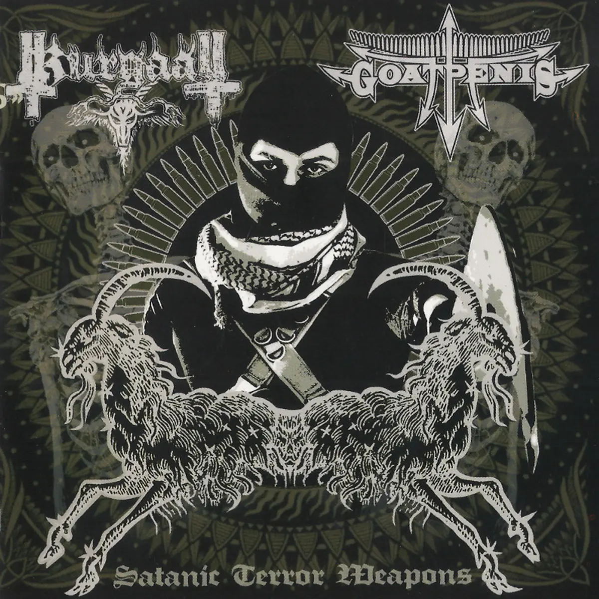 Goatpenis / Kurgaall Satanic Terror Weapons Split CD