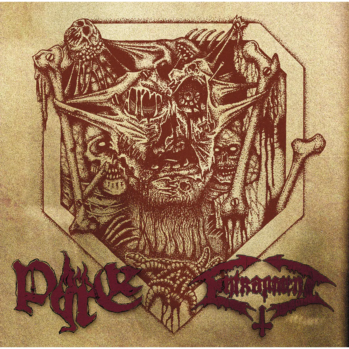 Pyre / Entrapment ‎Split CD