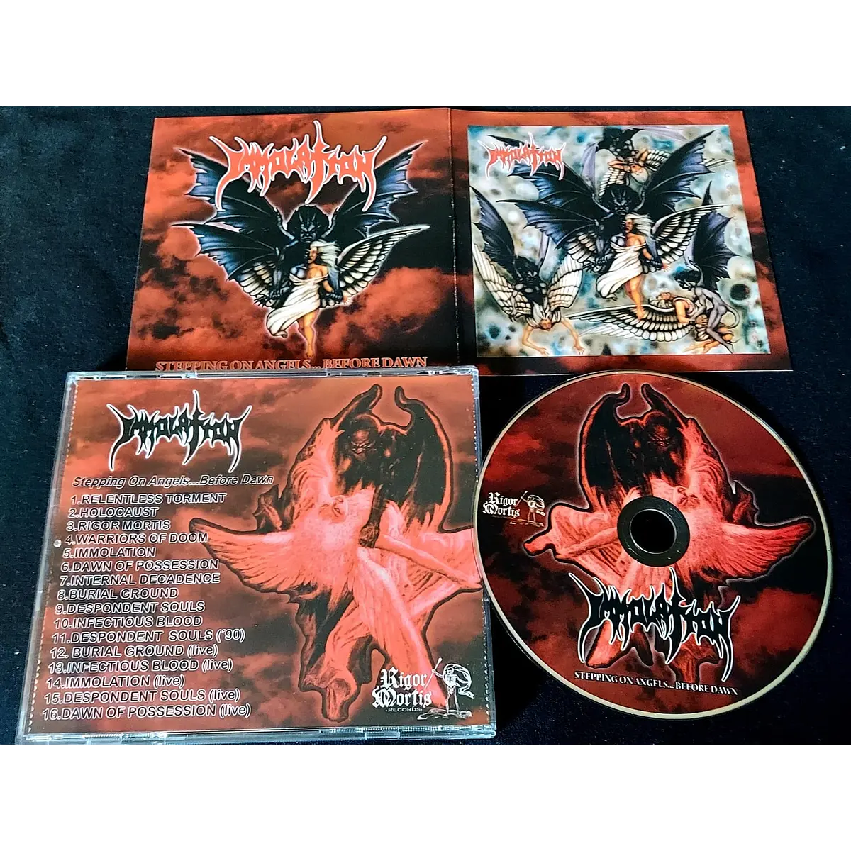 Immolation Stepping On Angels... Before Dawn CD rare bootl