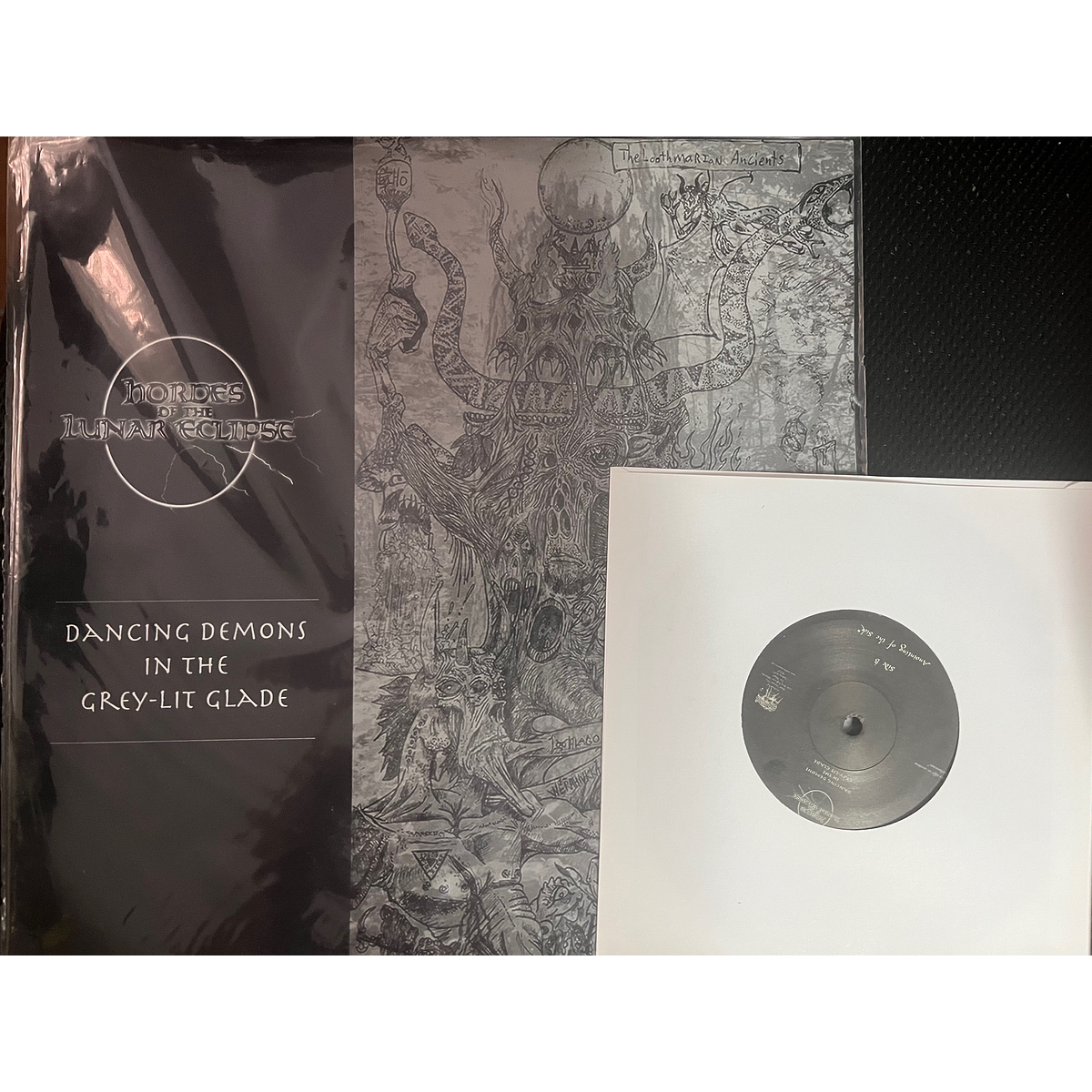 Hordes Of The Lunar Eclipse Dancing Demons In The Grey-lit