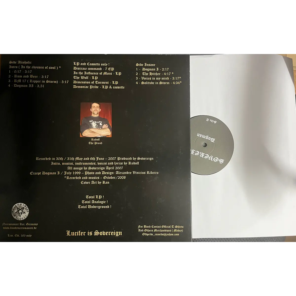Sovereign Dogman LP Rare vinyl first press new unplayed!!