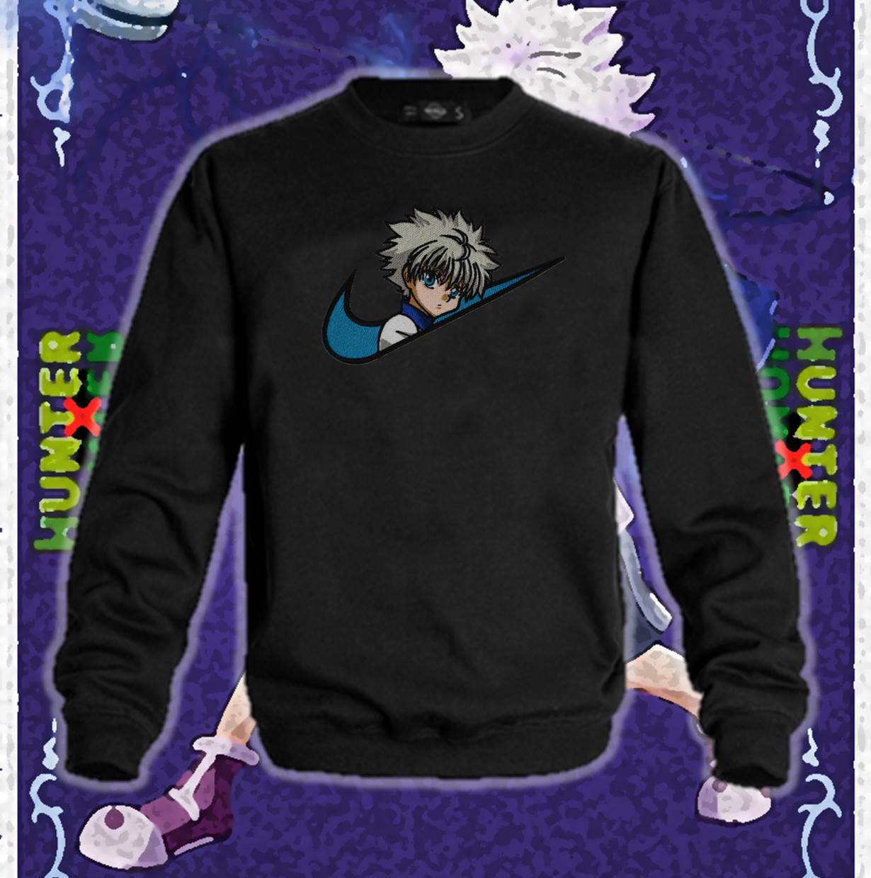 Killua x N - Poleron sin capucha