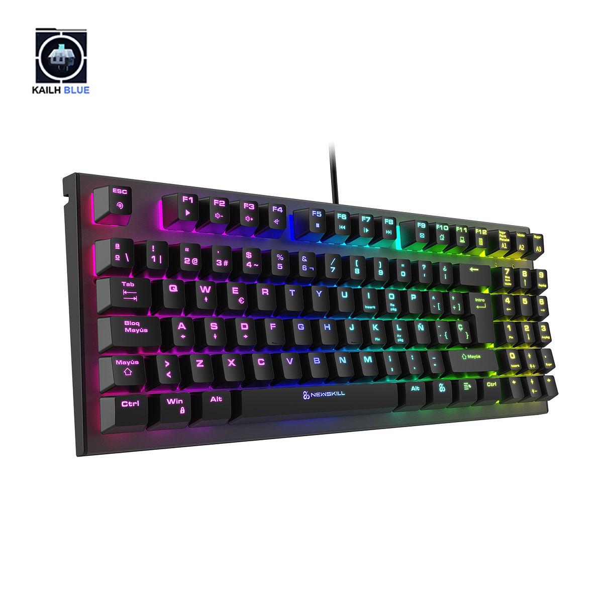 Teclado Gamer Chronos TKL Negro Switch Outemu Blue | A2 Brands