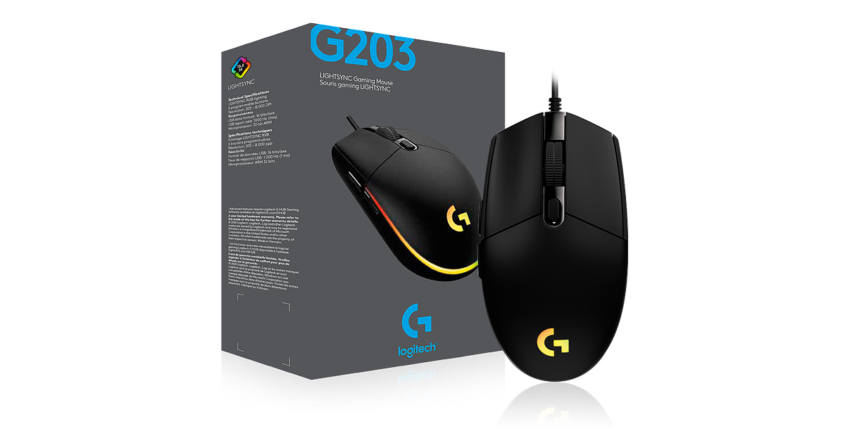 Mouse Logitech G203 Black