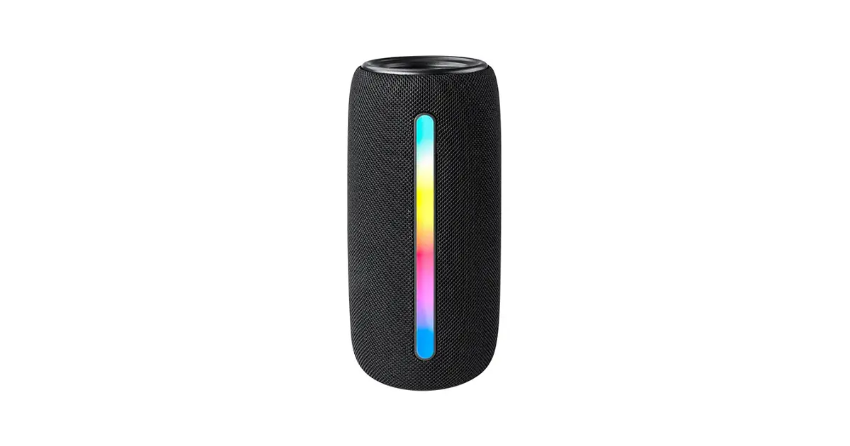 Parlante Portatil Inalámbrico Bluetooth Portátil Luz Rgb Aux