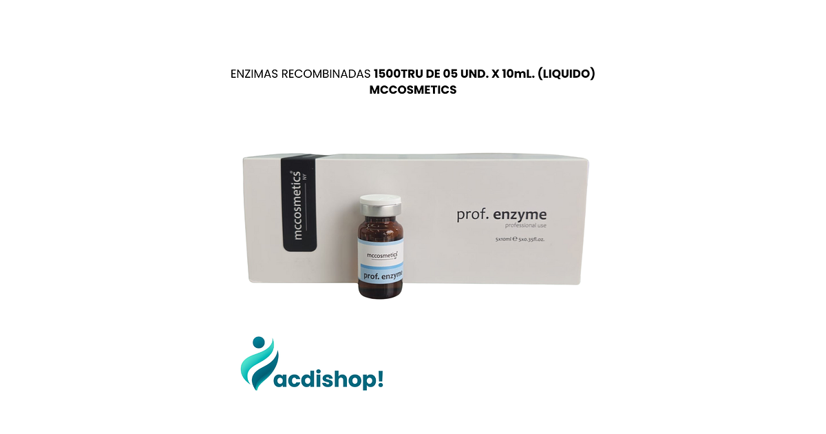 ENZIMAS RECOMBINADAS (CLH) 1500TRU /05 UND. X10mL. (LIQUIDO)