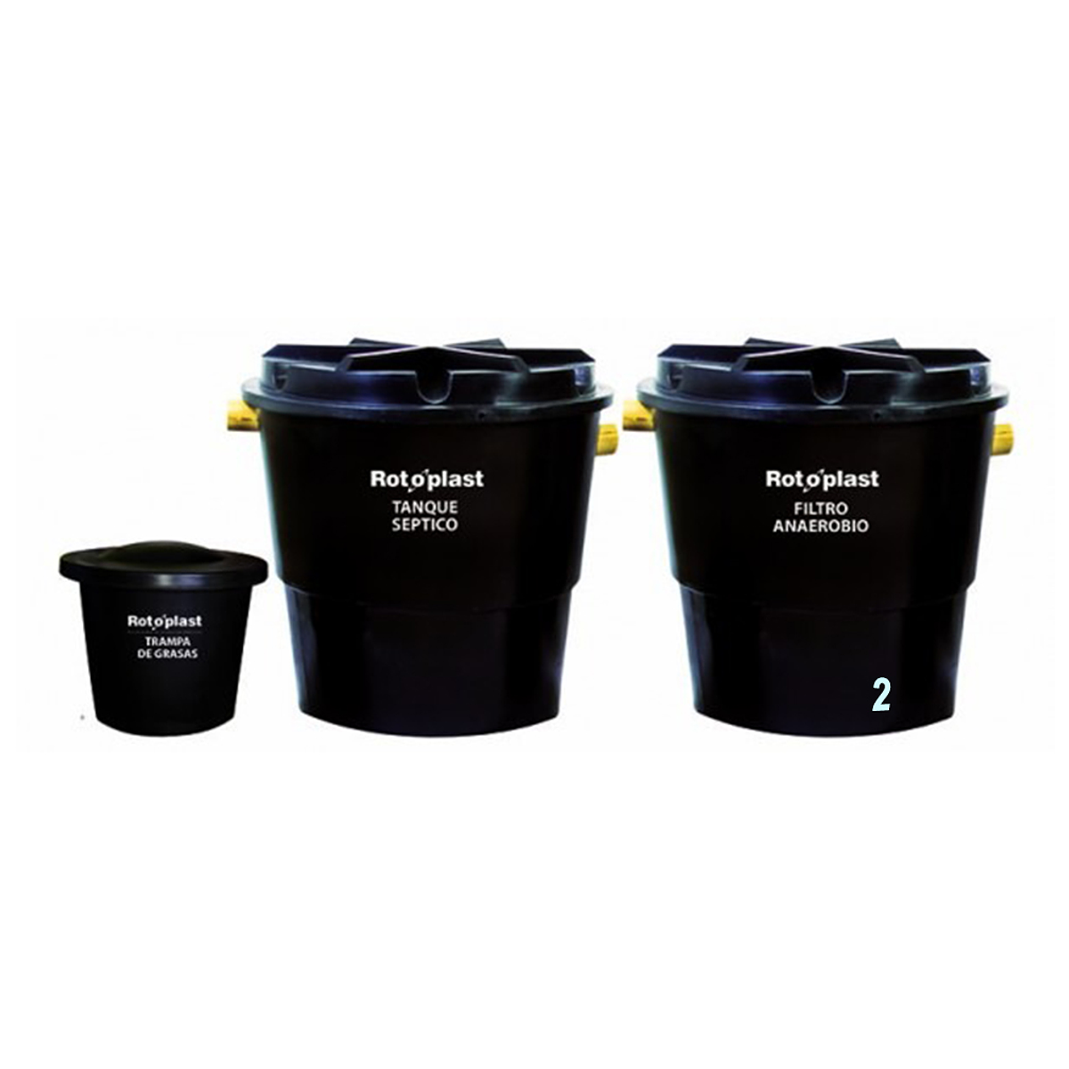 Sistema Séptico 500 Lts Rotoplast Completo