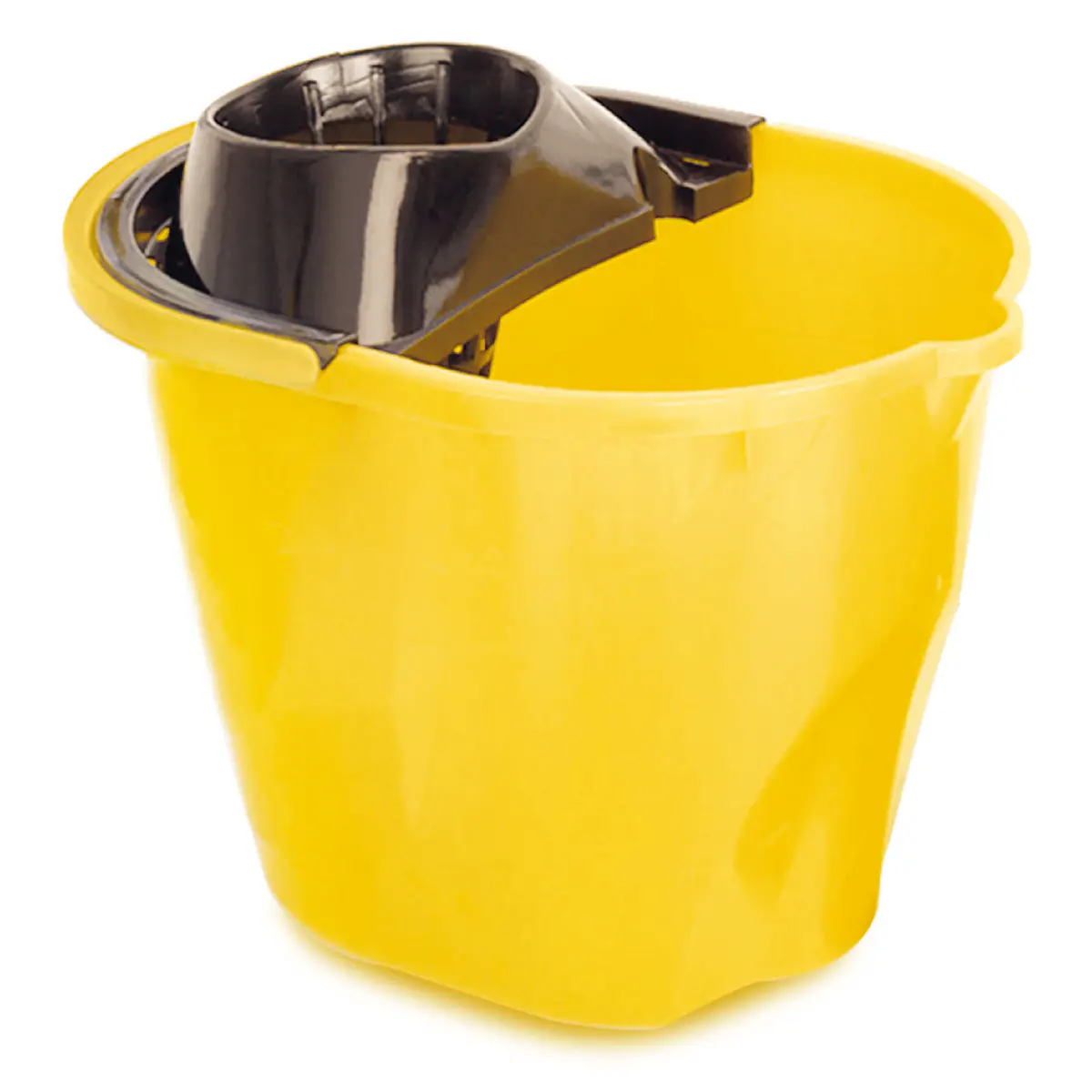 Balde Amarillo 12L C/Exprimidor Full Fresh