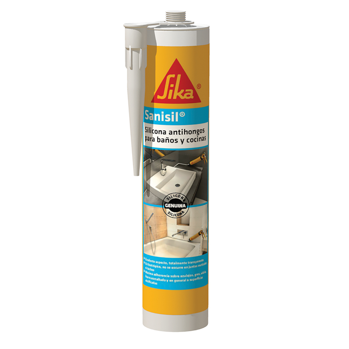 Sika Sanisil Universal Transparente de 280 ml