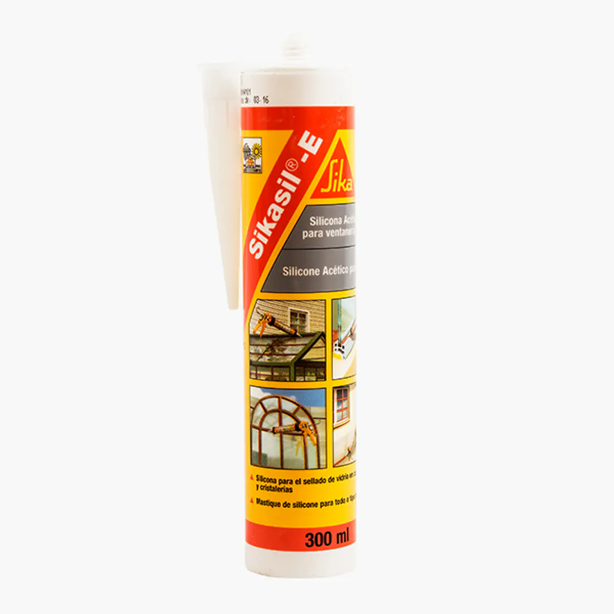 Sikasil E Blanco de 300 ml