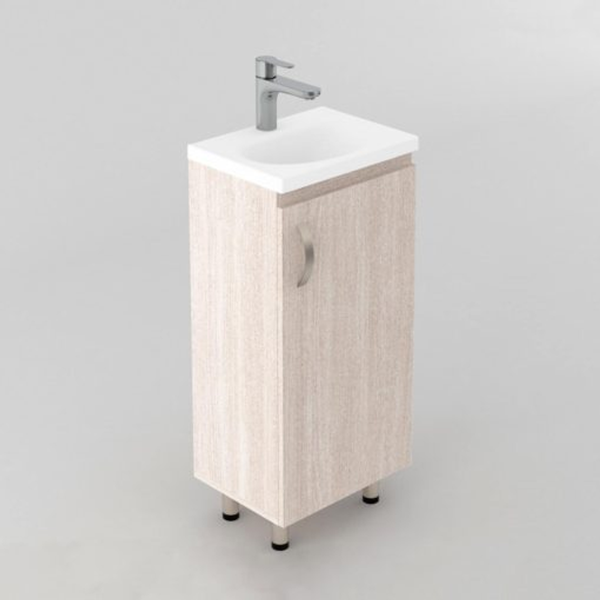 Kit Lavamanos Eco Y Mueble De Piso Soder-Mali 40X30cm