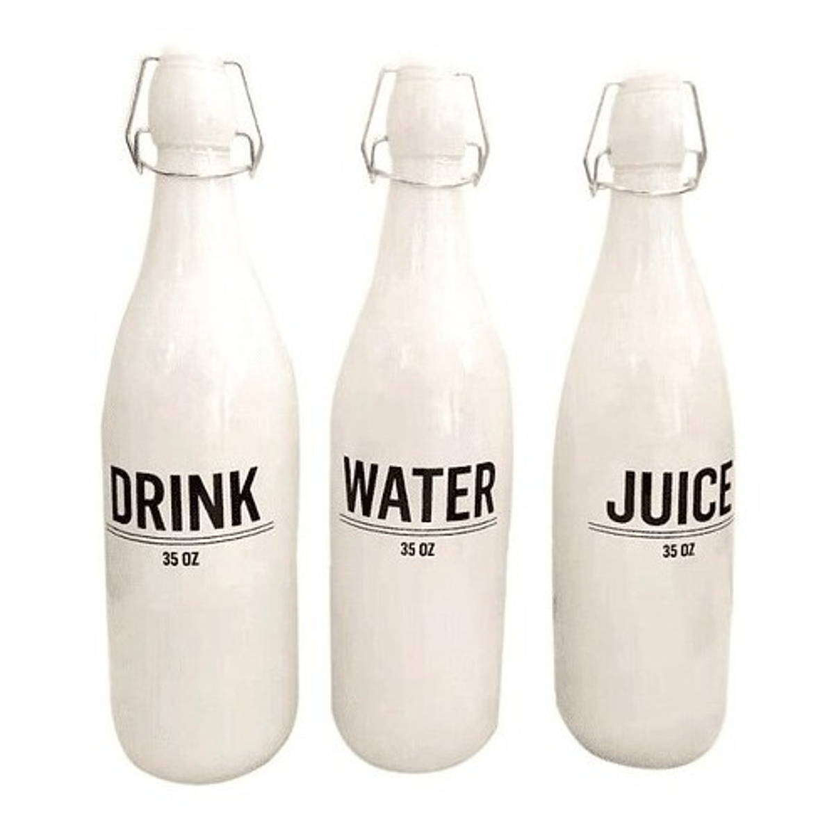 Botella Blanca Con Tapa Surtido 35oz