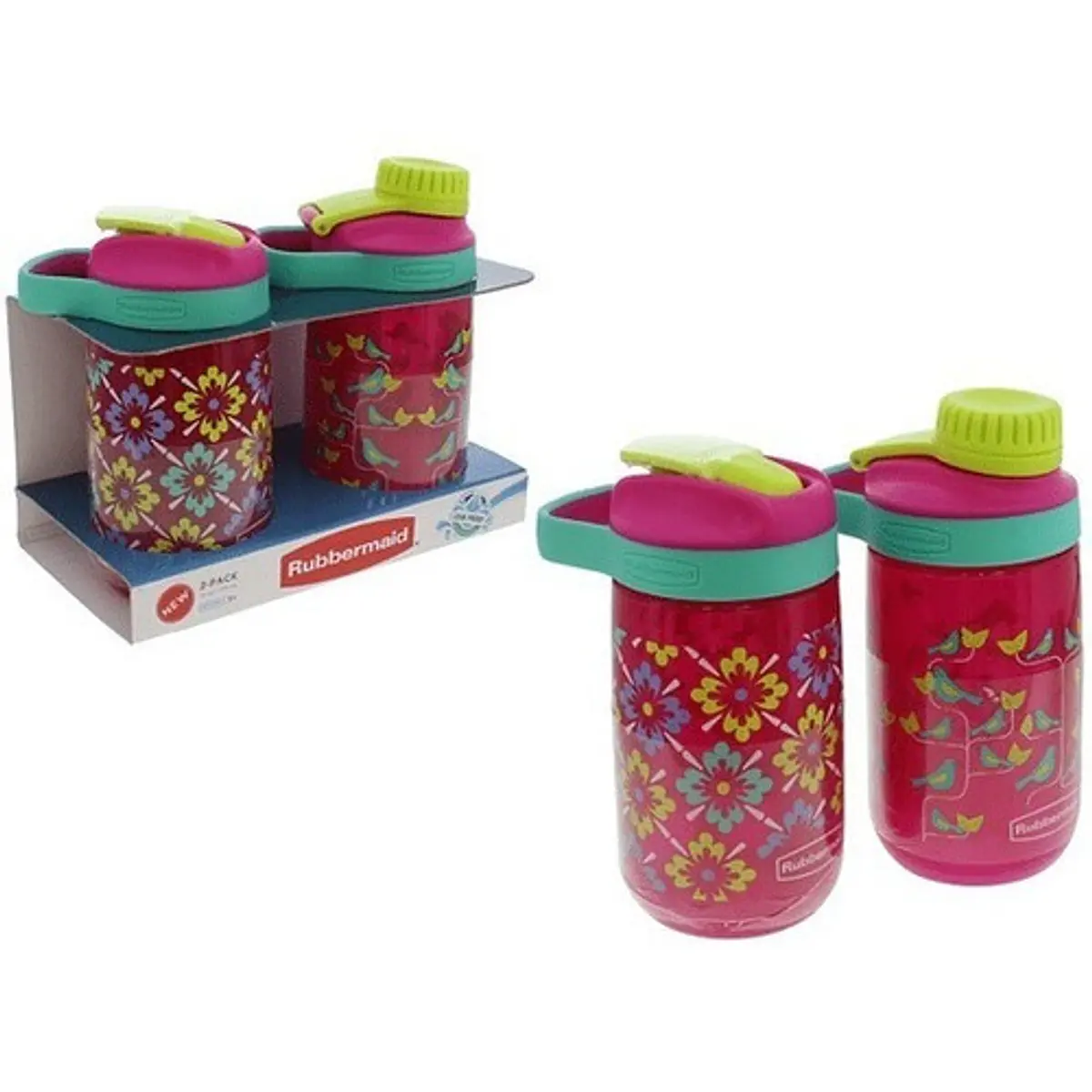 Botella Infantil Rubbermaid X 2 Unds