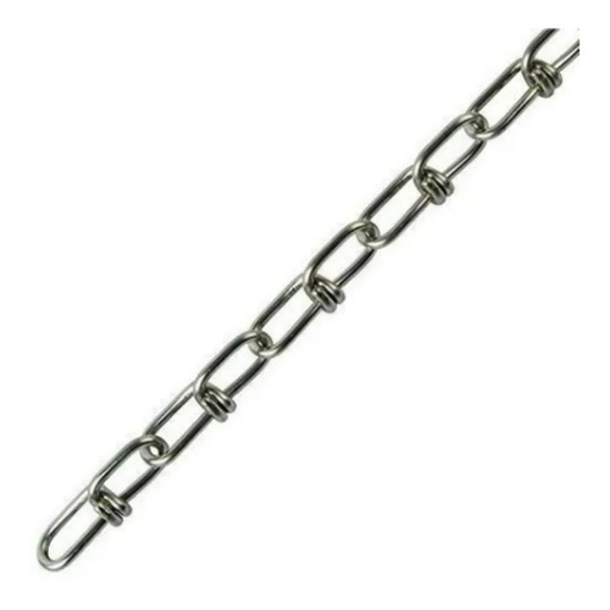 Cadena Doble Bucle No. 1 Plateada X 137.16 M