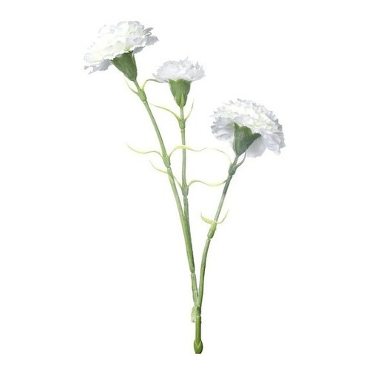 Flor Clavel Blanca 61 Cm