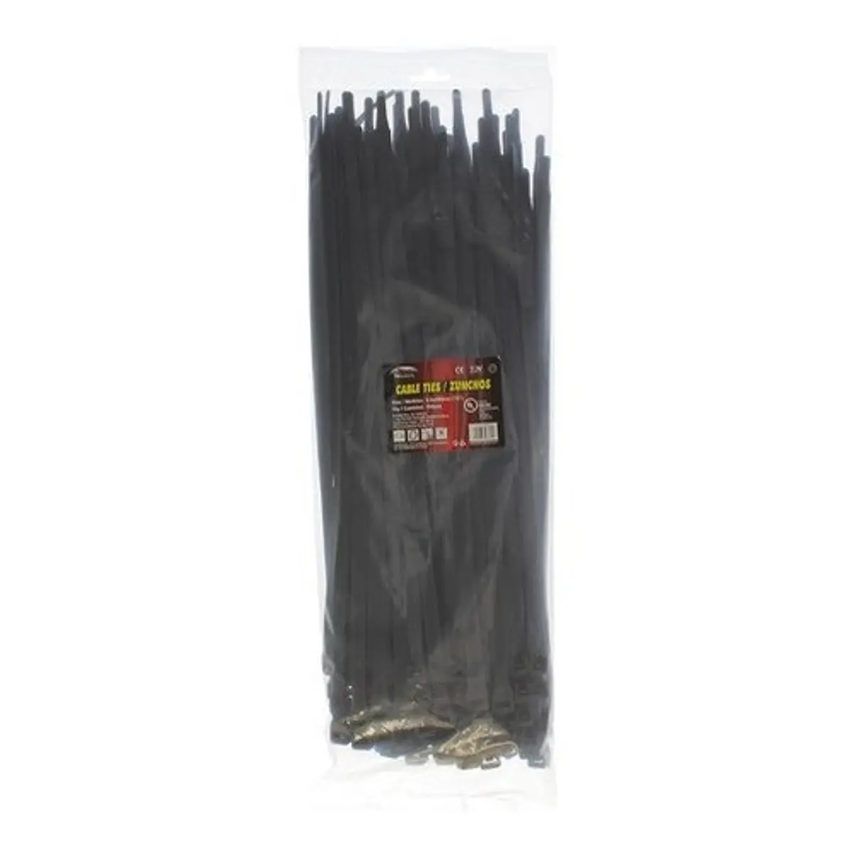 Zunchos Negro En Set De 100 Piezas 9.0 X 400 Mm 16 PuLG