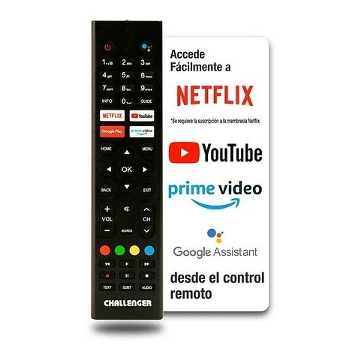 Televisor Smart Tv Challenger 55 (139 Cm) 4k Uhd Negro