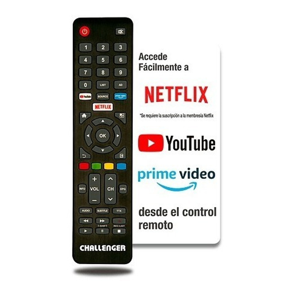 Televisor Smart Tv Challenger 42 (105 Cm) Full Hd Led Negro