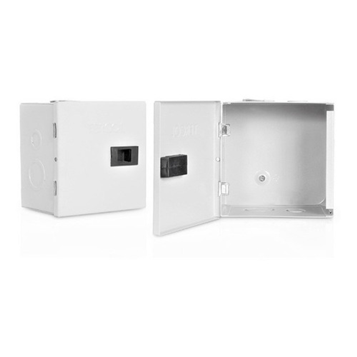 Caja Metálica De Paso De 20 X 20 X 10 Cm