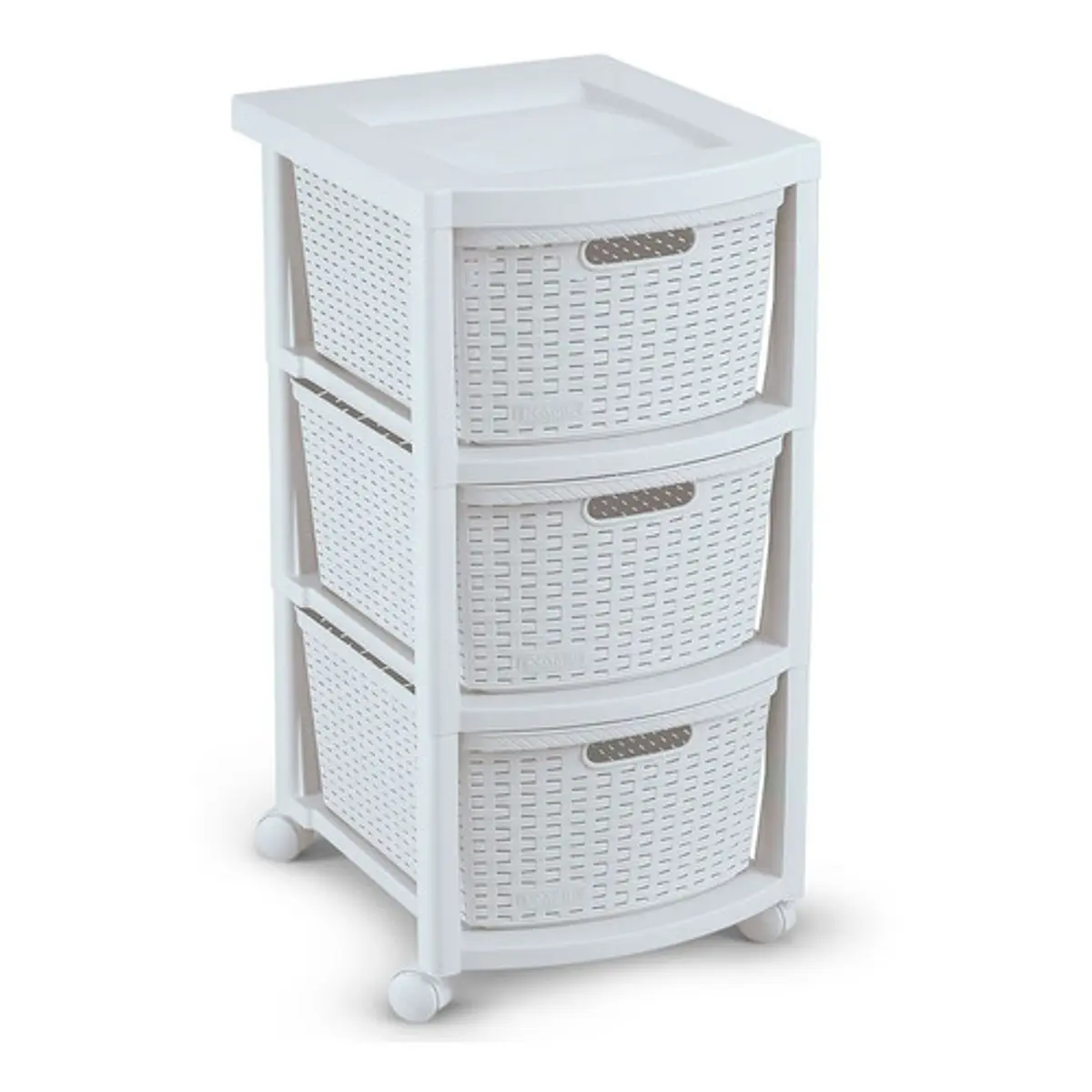 Cajonero Shia 3 Gavetas Blanco