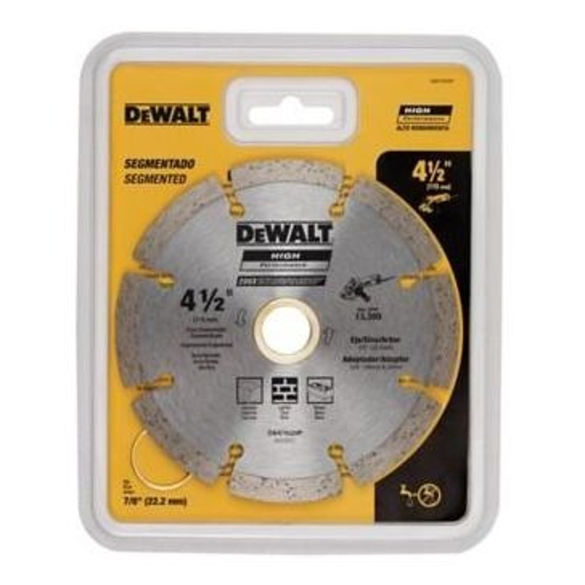 Disco Diamantado Segmentado Dw47452hp De 11.43 Cm
