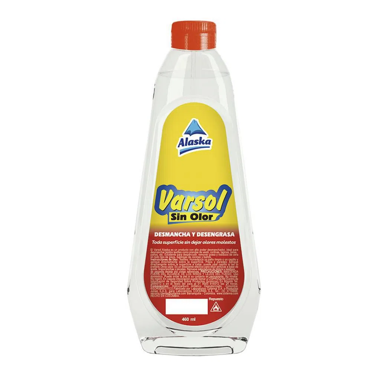 Varsol Alaska Sin Olor De 460 Ml