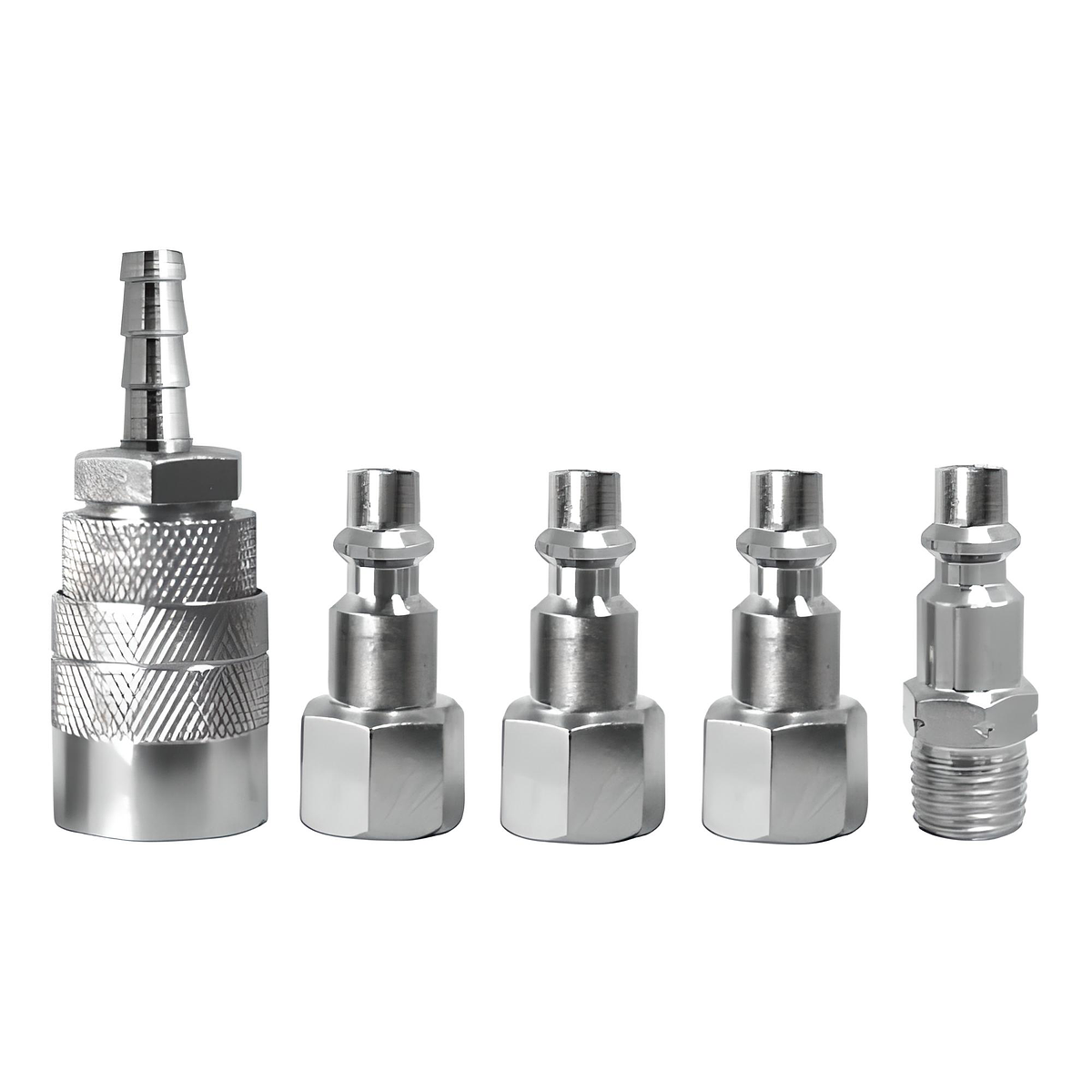 Acople Rápido + 3 Conectores Hembras + 1 Macho