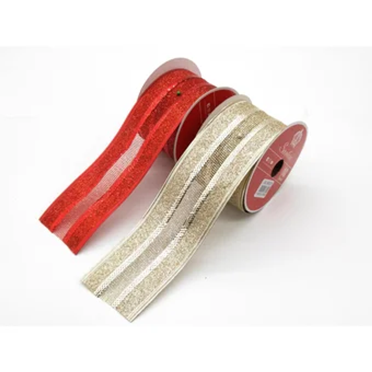 Cinta Escarchada De 2 Líneas Color Surtido