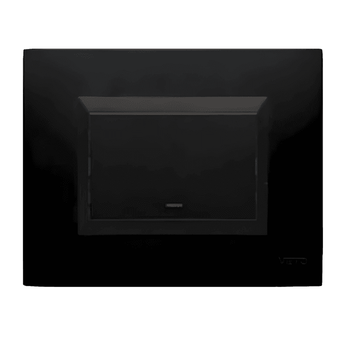 Interruptor Simple Conmutador Plura Negro