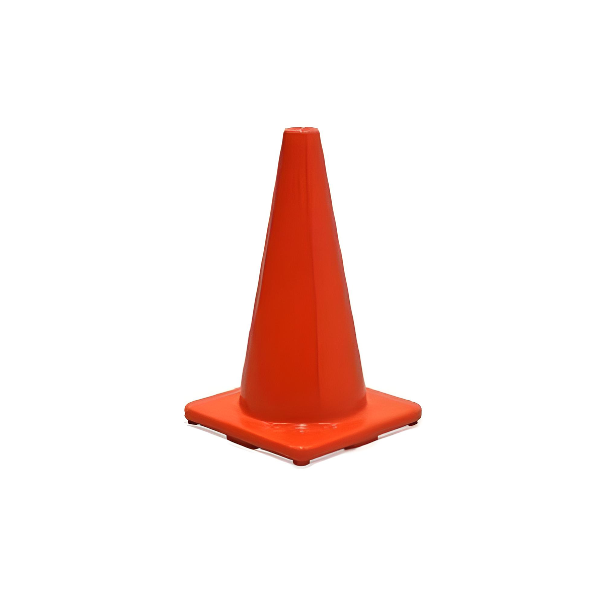 Cono De Seguridad Fluorescente 12