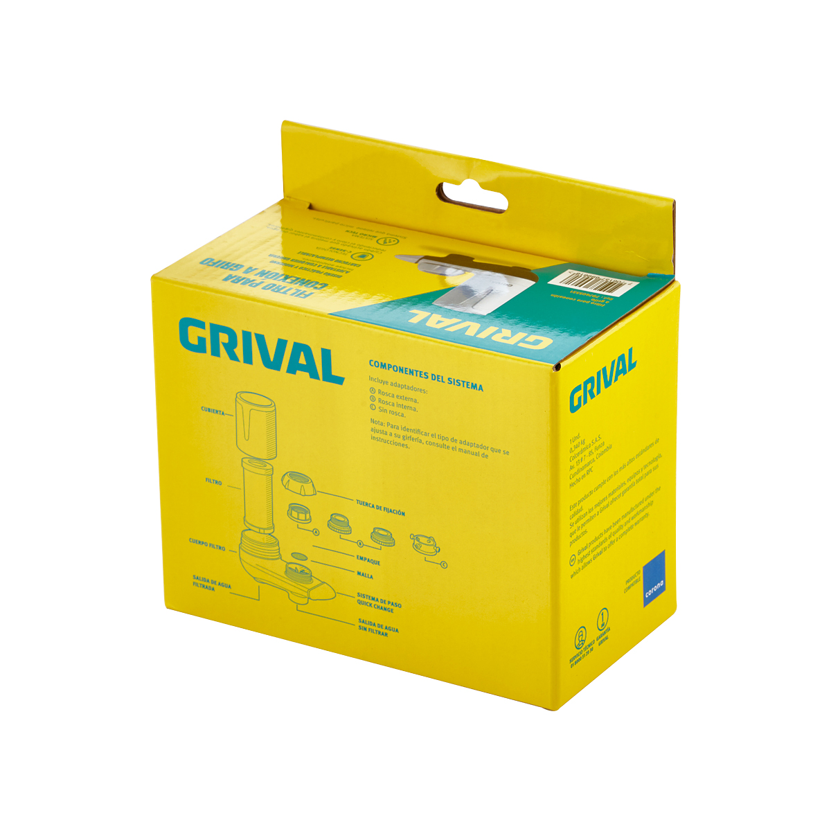 Filtro agua para conexión a grifo