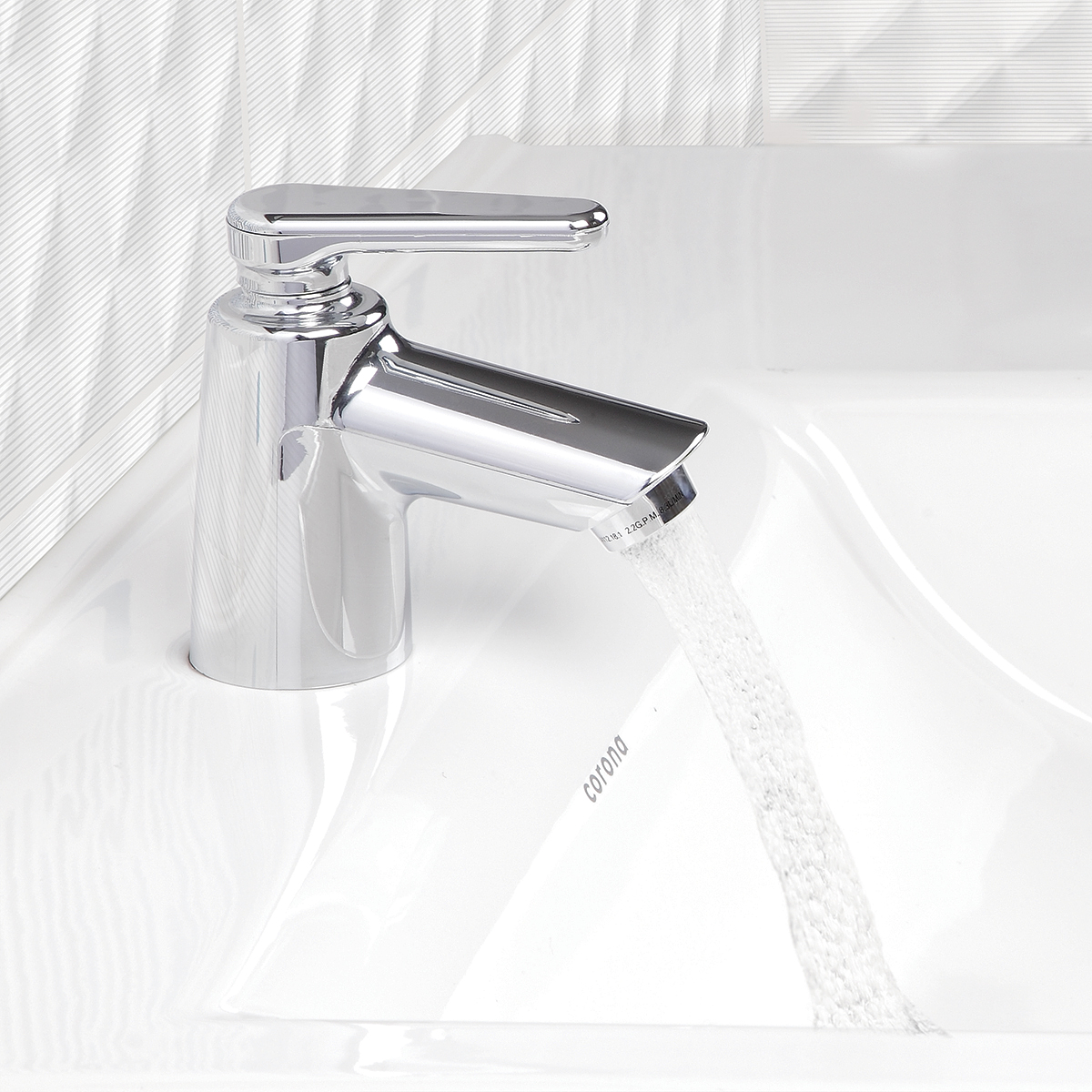 Grifería Grival para lavamanos sencilla Nogal