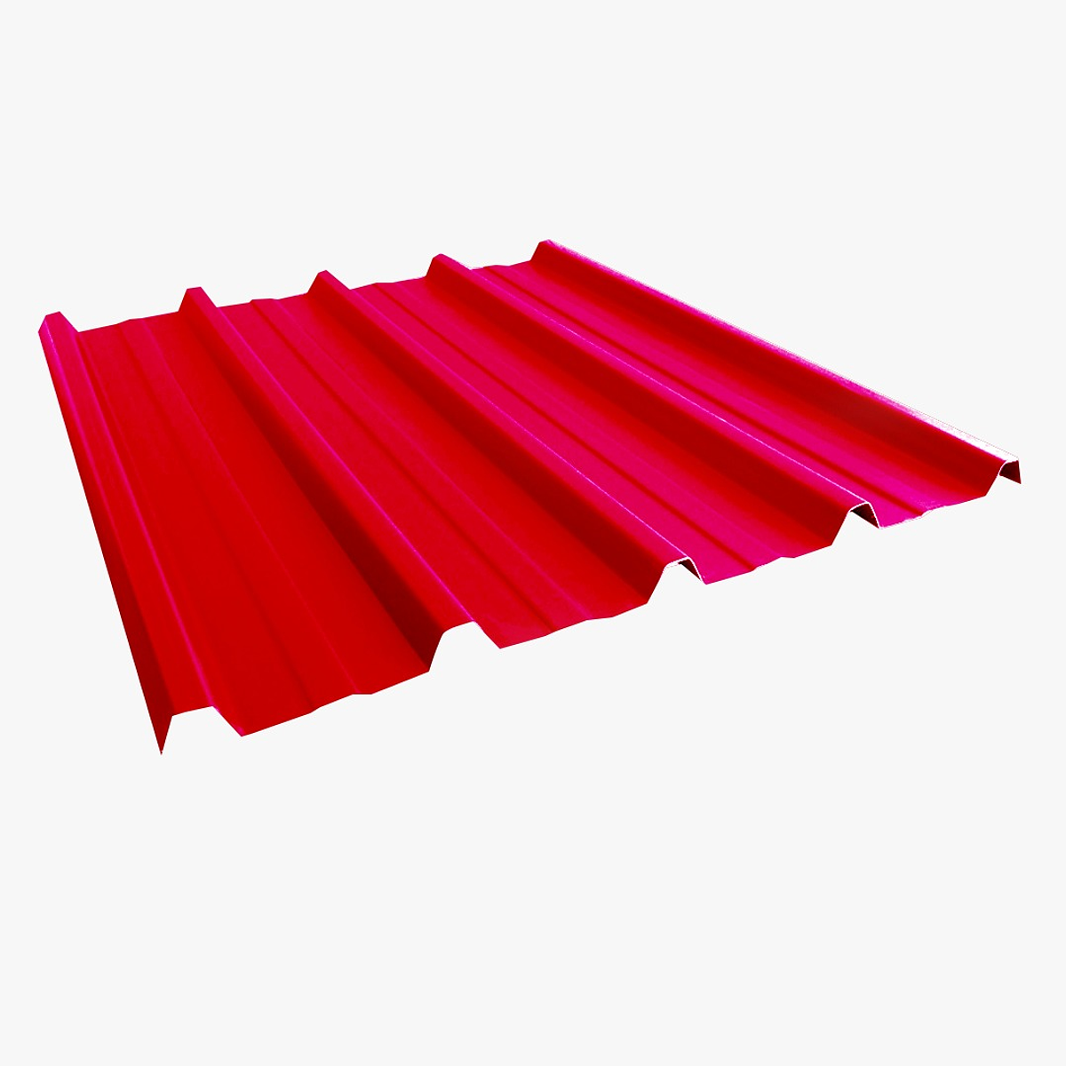 Teja UPVC 2.0 Mm 5.90 x 1.07 Mt Roja