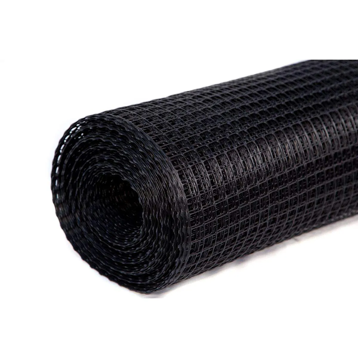 Rollo Malla Plástica Multiuso Negro 12 X 12 X 25 M
