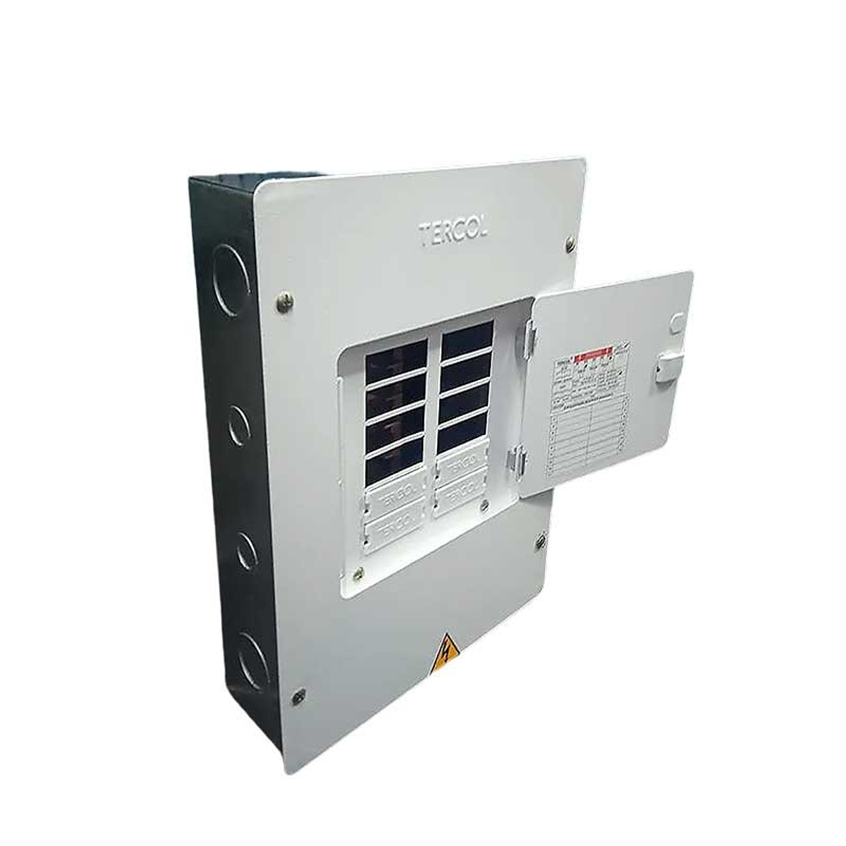 Tablero Bifásico Con Puerta 12 Circuitos 125A Galvanizado