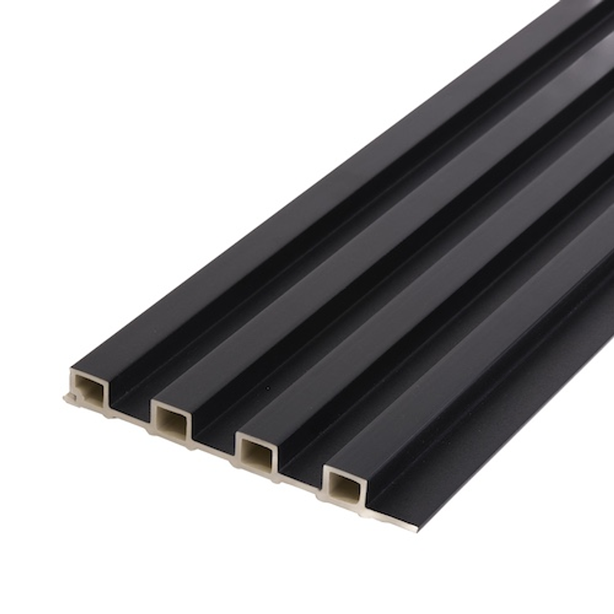 Panel WPC Interior Negro Mate 295 X 16cm X 2.5cm