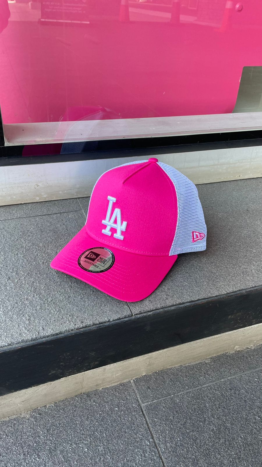 NEW ERA 940 LOS ANGELES DODGERS DARK PINK OSFM