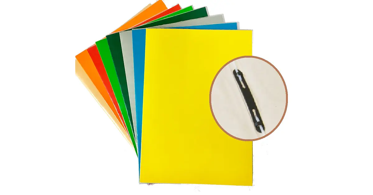 Carpeta Con Acoclip Colores