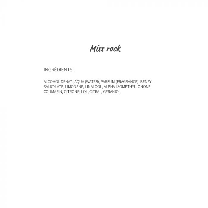 Miss Rock (240) - eau de parfum 30ml