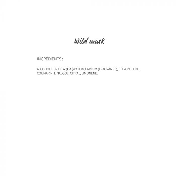 Wild musk (907) - eau de parfum 30ml