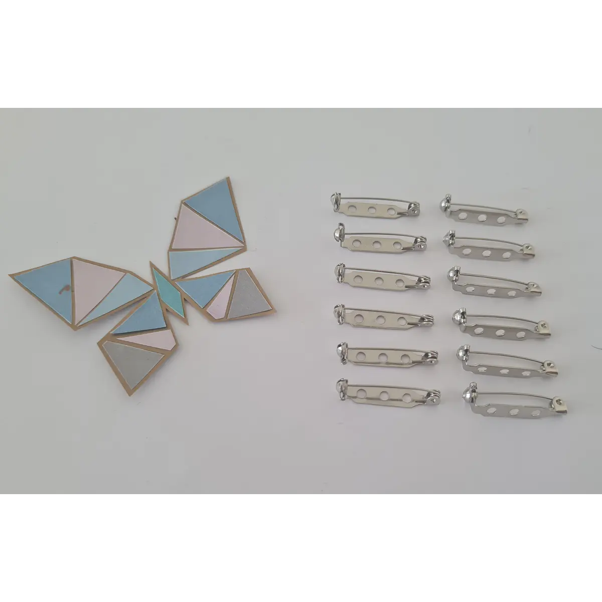 Broche Base - Gancho para Prendedor - 25 mm - 12 Unid