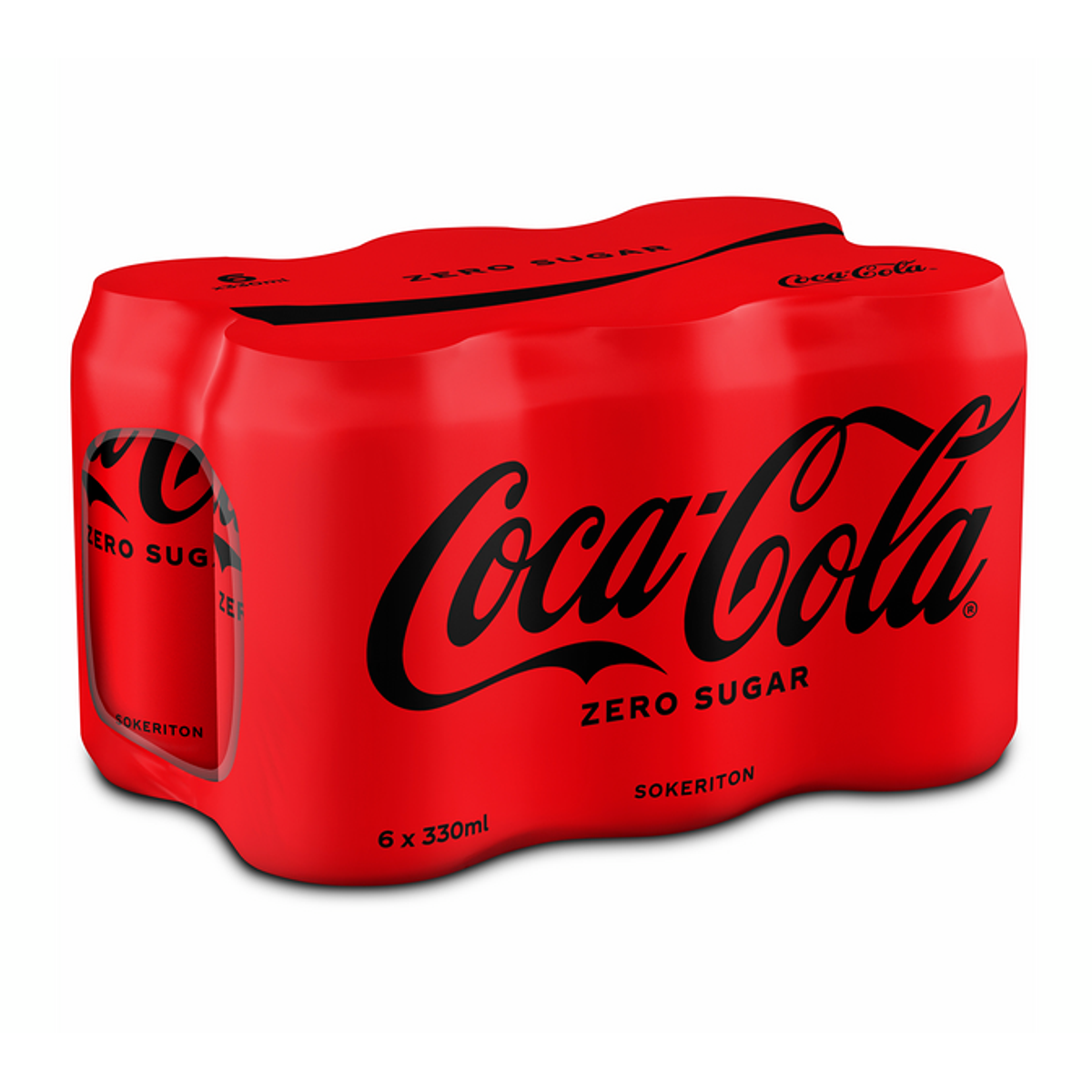 SIX PACK COCA COLA ZERO LATA 330 ML