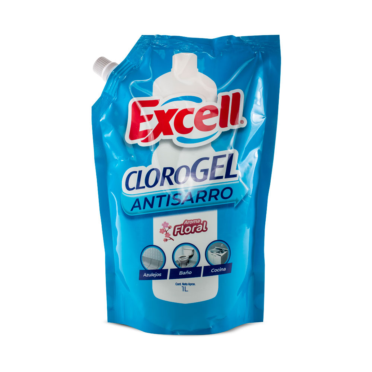 CLOROGEL DOYPACK FLORAL,EXCELL, 1000 CC