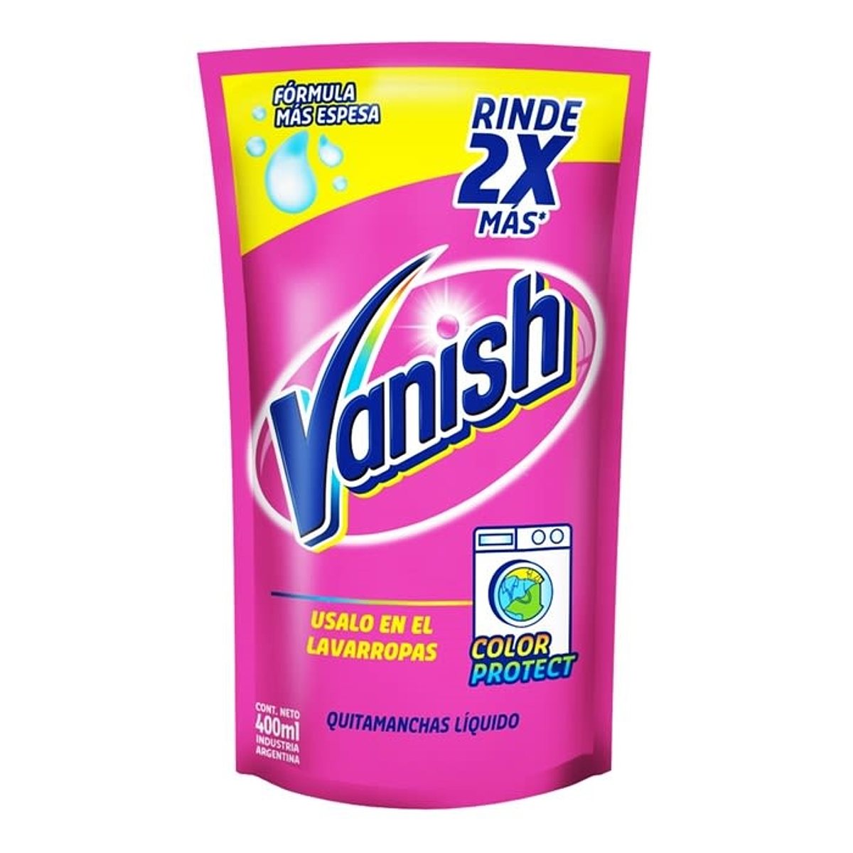 QUITAMANCHAS VANISH LIQUIDO ROPA BLANCA Y COLOR 400 ML