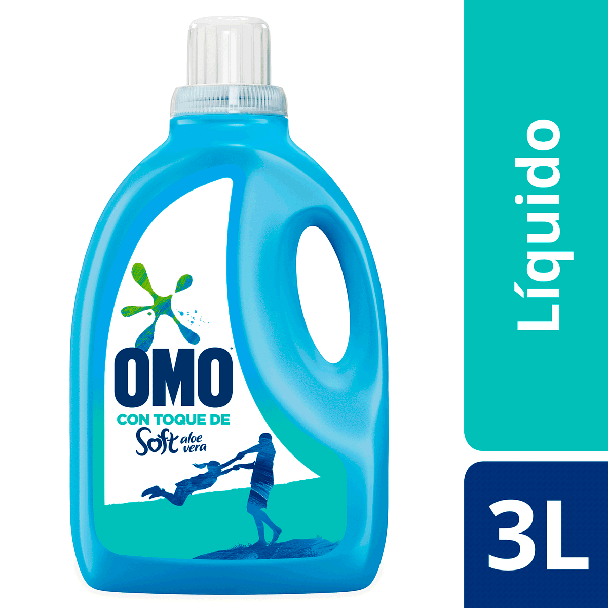 DETERGENTE LIQUIDO OMO CON TOQUE DE SOFT Y ALOE VERA 3 LT